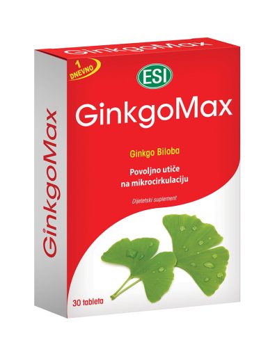 Ginkgomax Ginko Biloba Ekstrakt Lista 80 mg | ESI