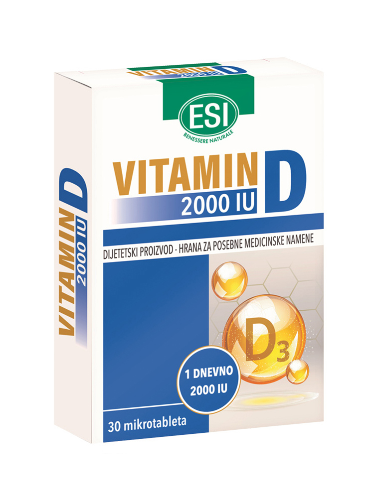 Vitamin D 2000 IU | ESI | 30 Mikrotableta