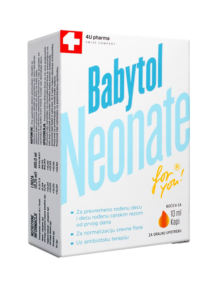 Babytol Neonate Probiotske Kapi - 4U pharma - 10 ml