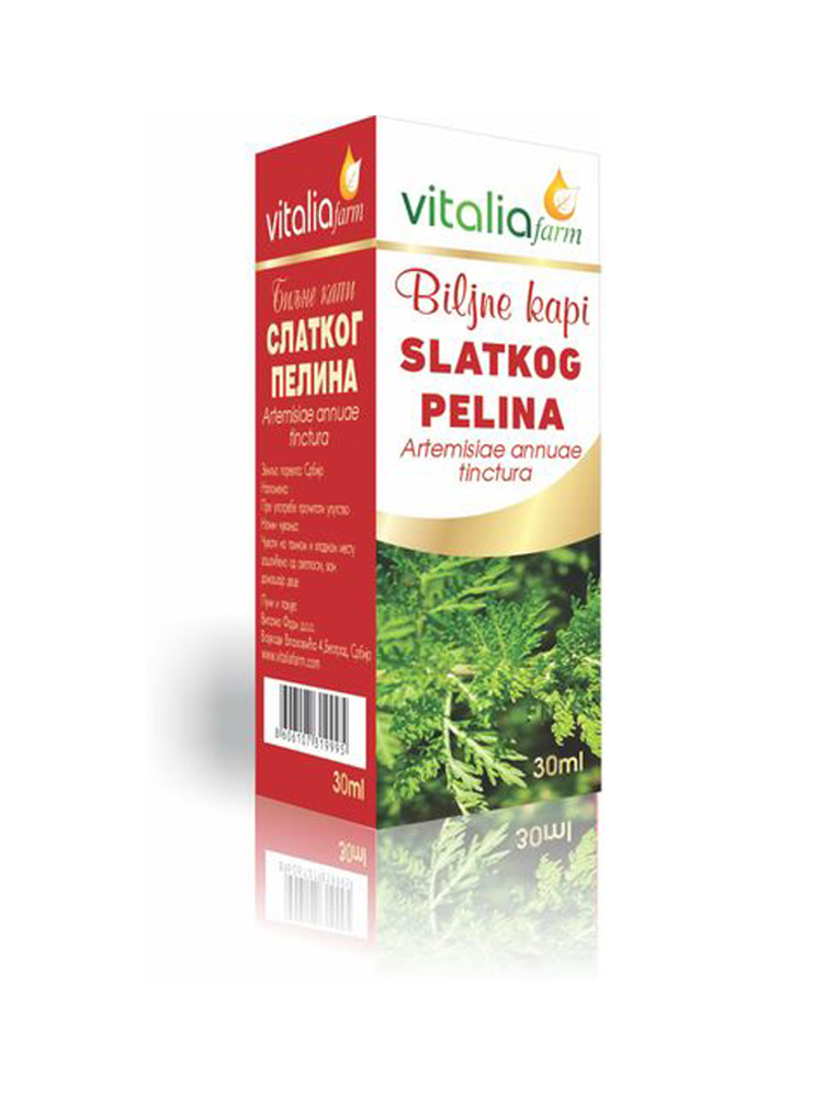 Biljne Kapi Slatkog Pelina - Vitalia Farm - 30 ml
