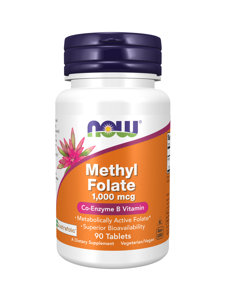 Methyl Folate 1000 mcg | Now Foods | 90 tableta