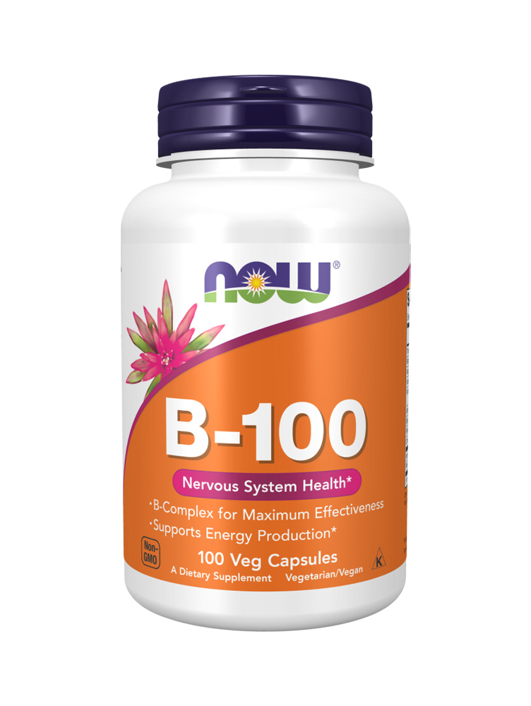 Vitamin B-100 - Now Foods - 100 veg kapsula